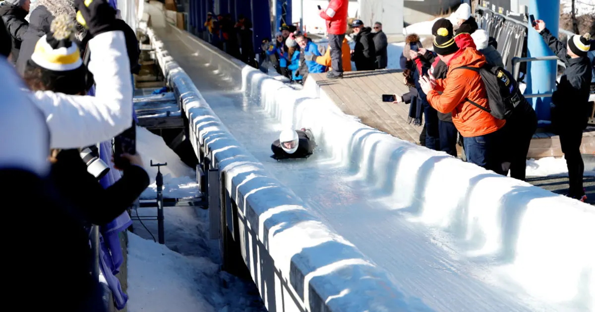 Prince Harry's Daring 100 KPH Skeleton Sled Dash in Whistler!