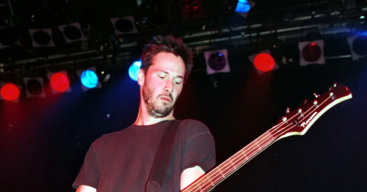 Rock On! Keanu Reeves Reunites With Band