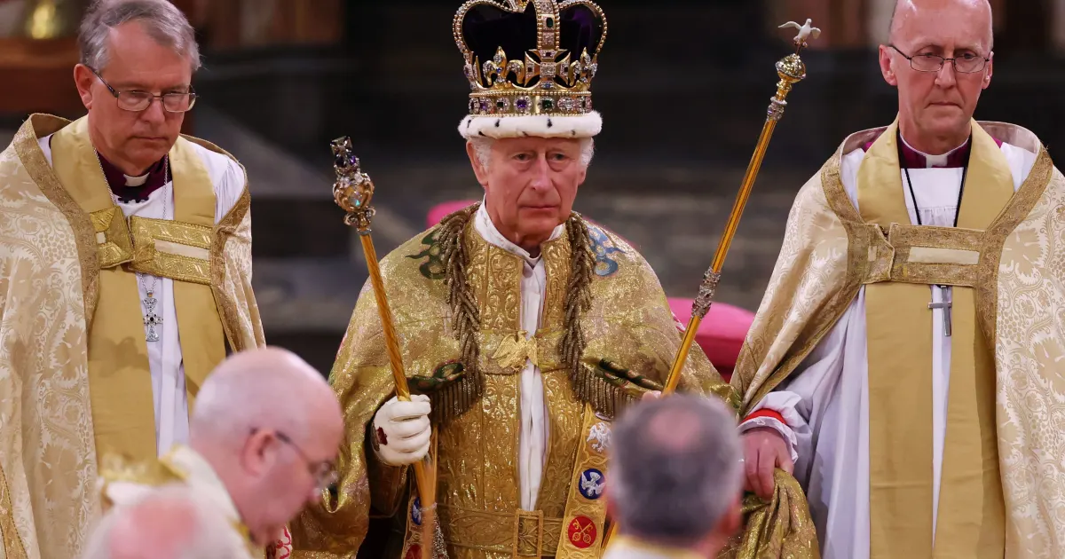 Wow! THIS Is How Much Charles' Robe Weighed At The Coronation