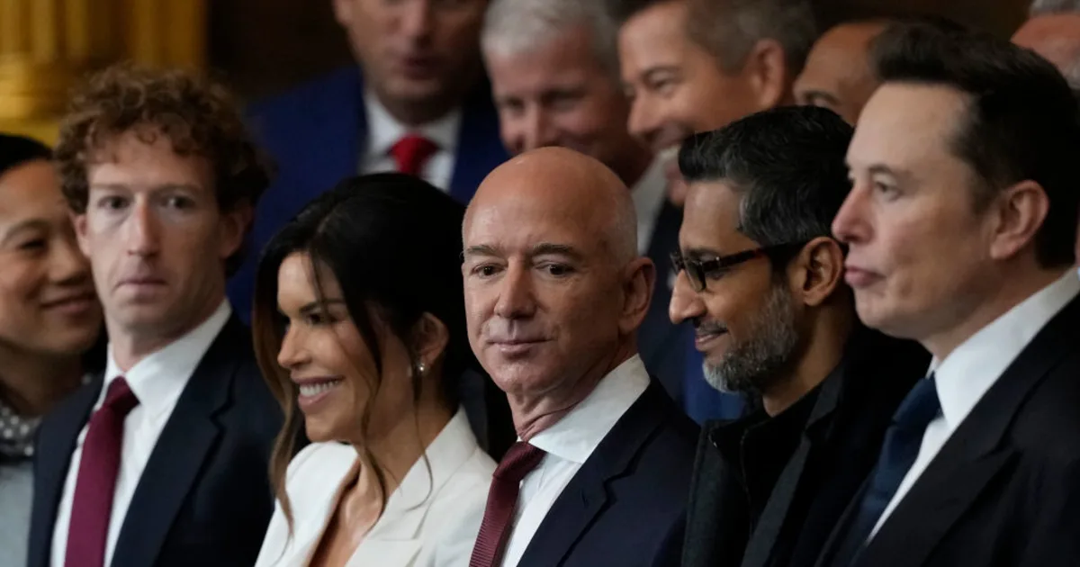 Tech Titans & Billionaires Gather At Trump's Inauguration