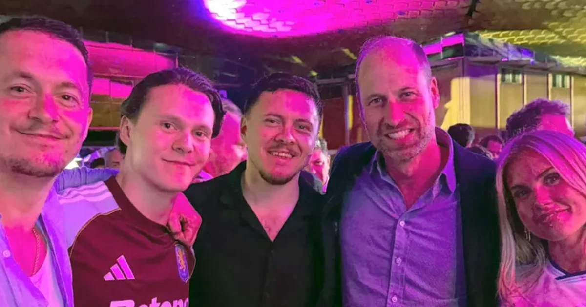 Fun! Prince William Hits the Club After Aston Villa’s Victory