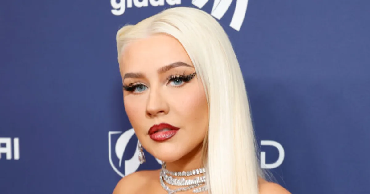 Christina Aguilera Goes Topless: She Poses Provocatively!