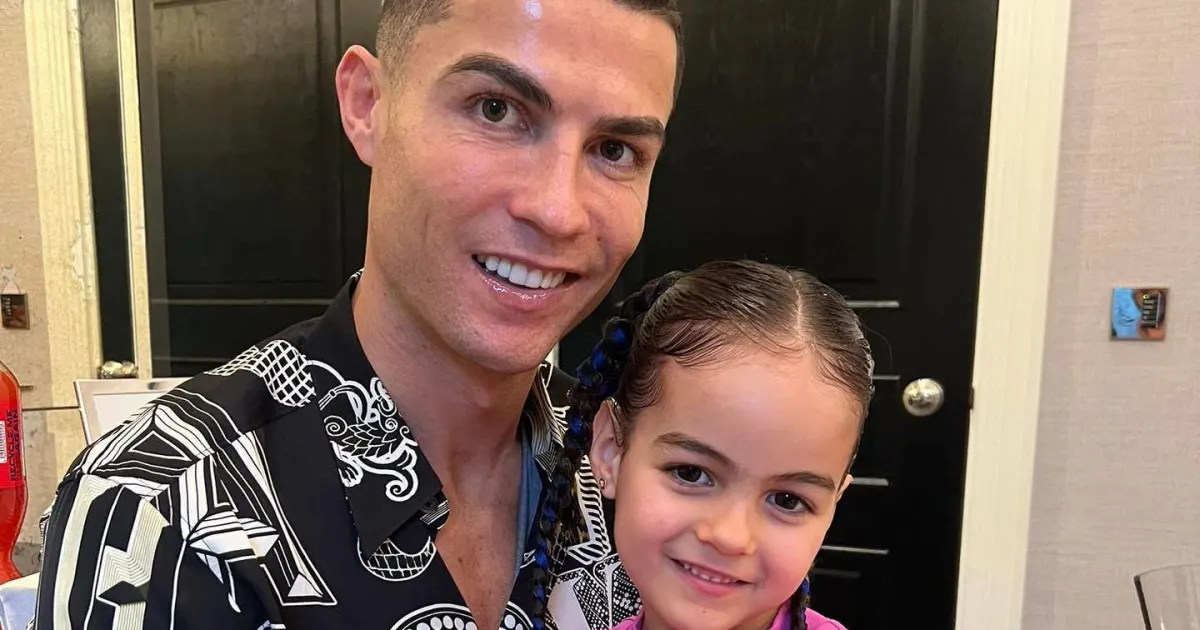 Cristiano Ronaldo Posts Picture Of Daughter Who Looks Like Him!