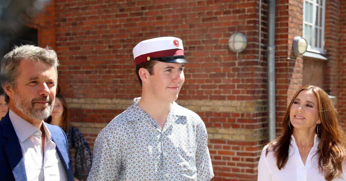 Denmark's Crown Prince Christian Celebrates Graduation In Style
