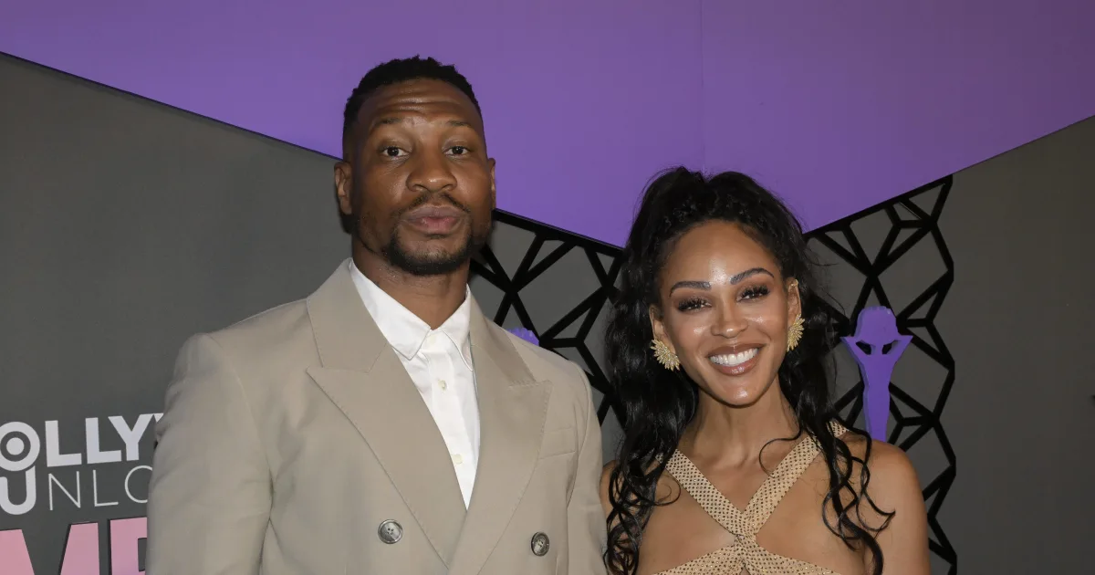Meagan Good Shines At Premiere With Beau Jonathan Majors