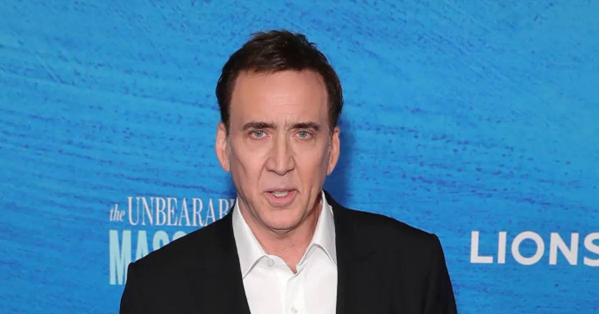 Wow! Nicolas Cage Now Has Bright Red Hair!