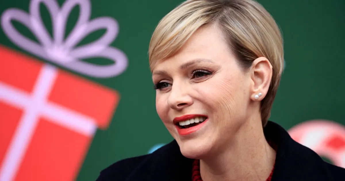 WOW! Princess Charlene Of Monaco Stuns In Festive Outfit