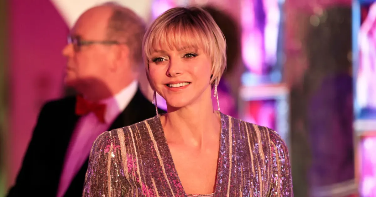 WOW! Princess Charlene Steals The Spotlight In A Sequin Jumpsuit