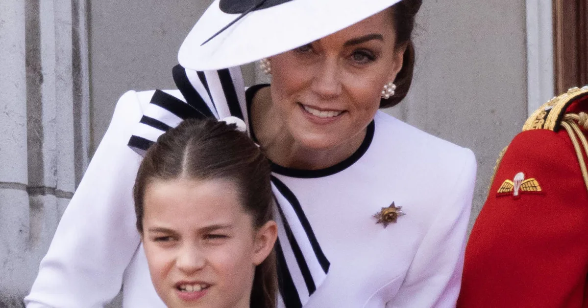 Royal Tribute:Princess Kate And Charlotte At Trooping the Colour