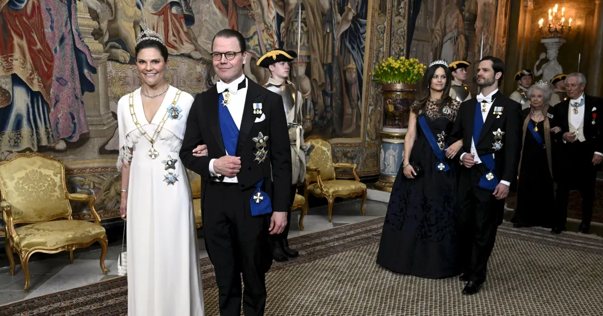 Crown Princess Victoria Shines In Recycled Gown & Heirloom Tiara