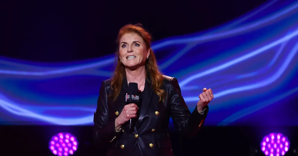 Sarah Ferguson Stuns In Leather Jacket At Melbourne Event